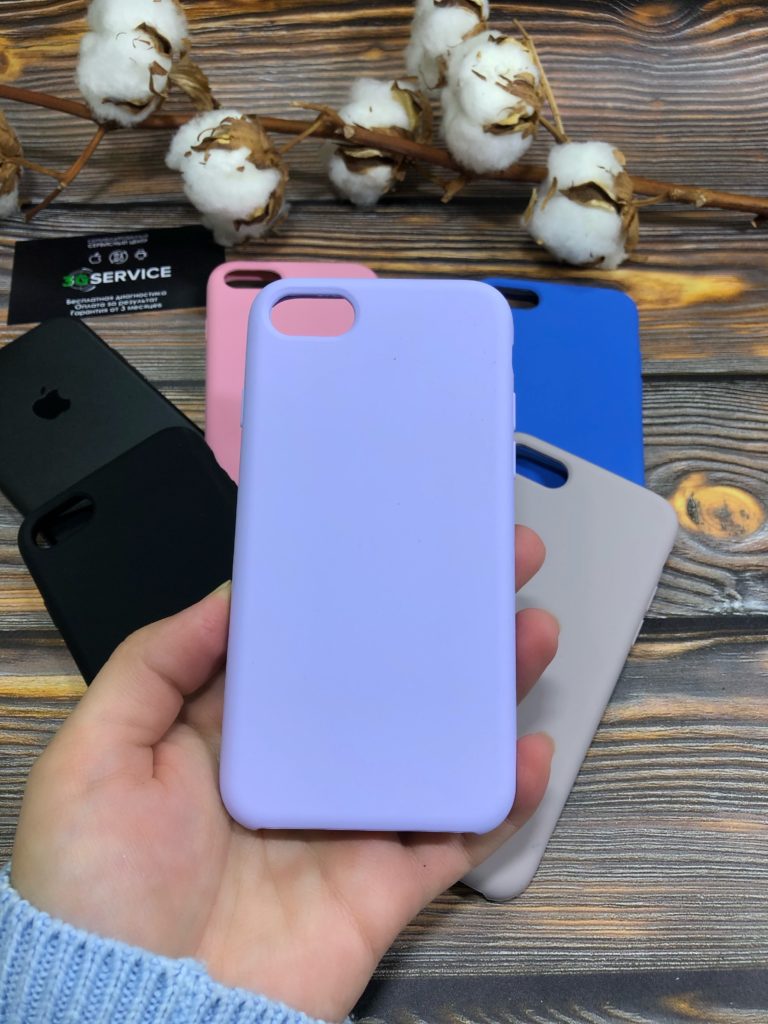 Купить Чехол iPhone 7, 8 Silicone Case (Viola) в магазине 3G-Сервис